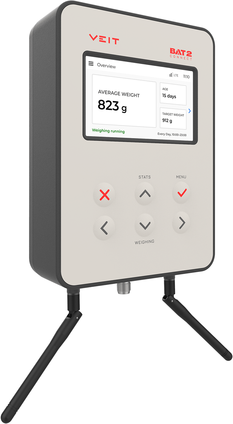 BAT2 Connect | Accurate 24/7 bird weight data to your poultry