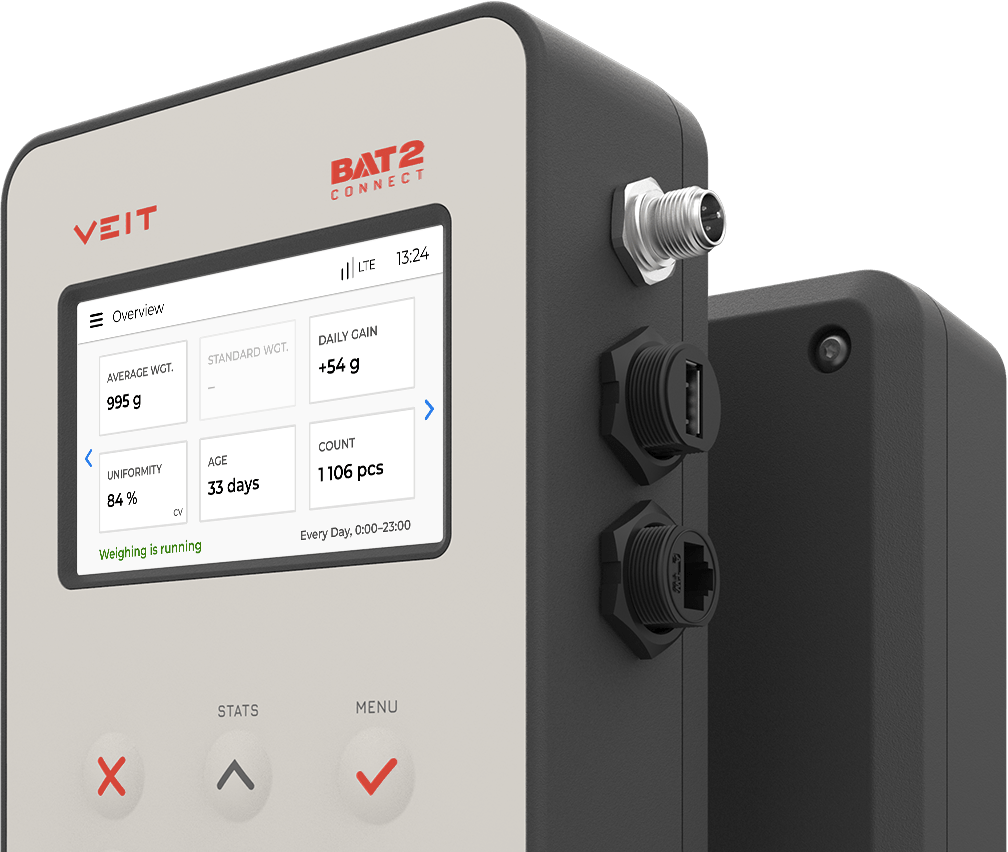 BAT2 Connect | Accurate 24/7 bird weight data to your poultry