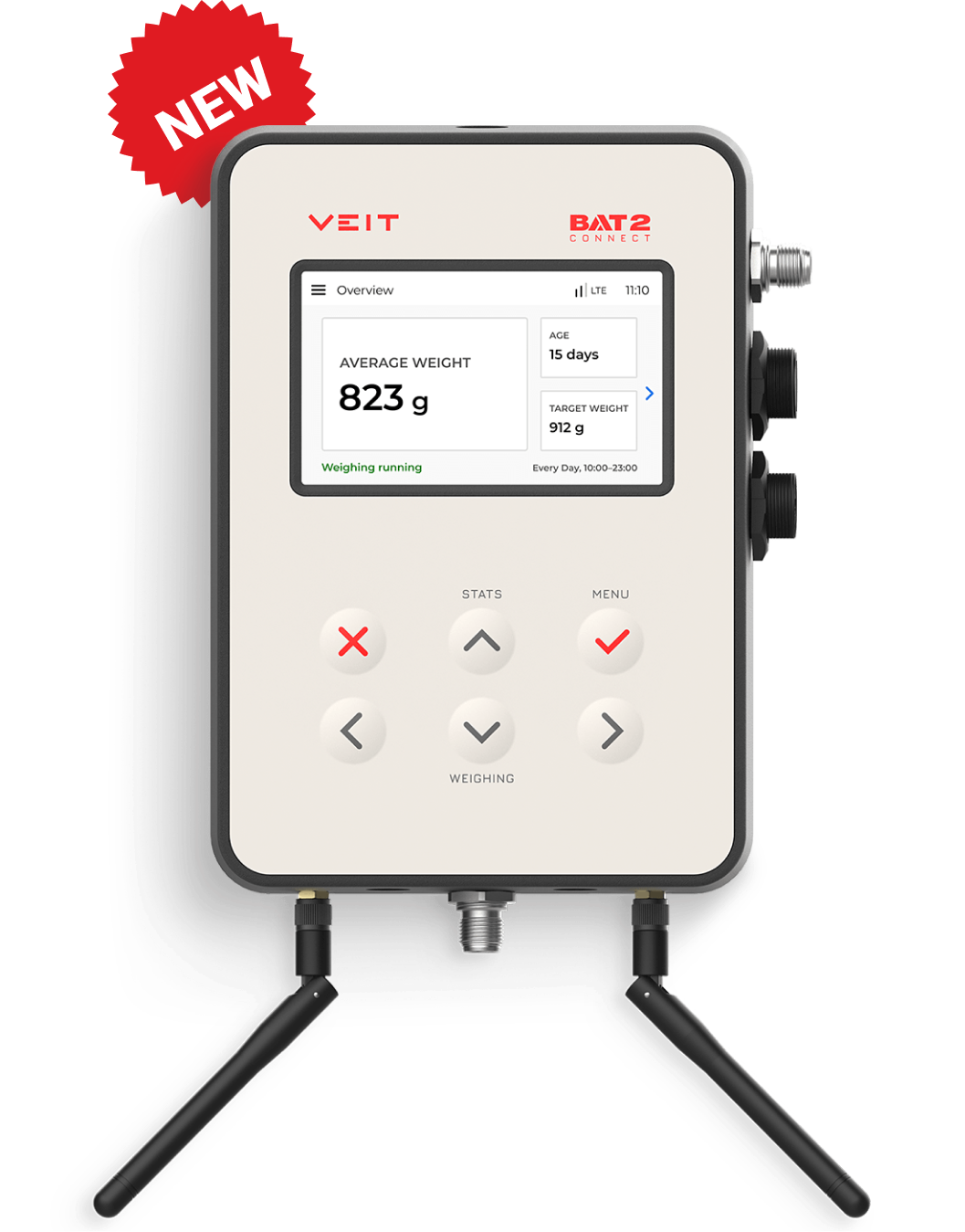 BAT2 Connect | Accurate 24/7 bird weight data to your poultry