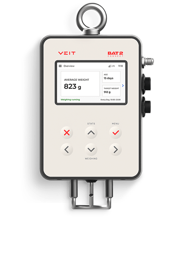 BAT2 Connect | Accurate 24/7 bird weight data to your poultry